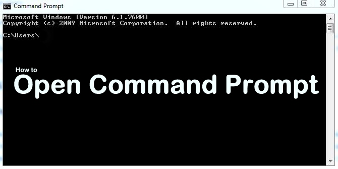 How To Open Command Prompt Windows 10