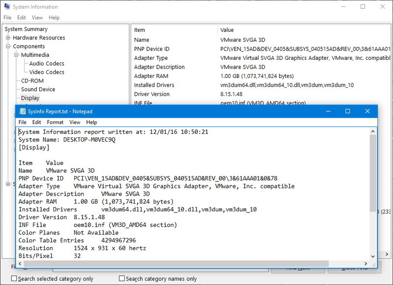 How to find Computer specs – Windows Informer